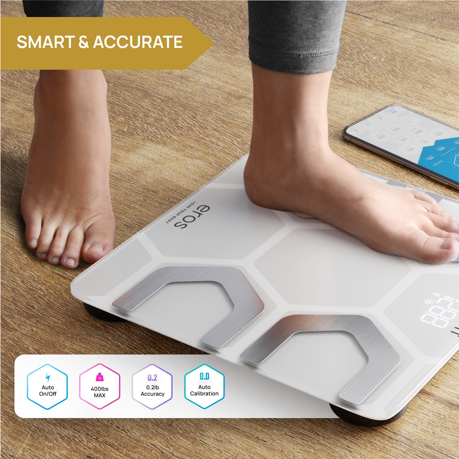 Eros Smart Body Fat Scale I-BF002 Series | INEVIFIT
